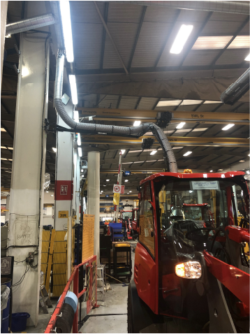 Articulating Boom Arms | Exhaust Extraction | Auto Extract Systems