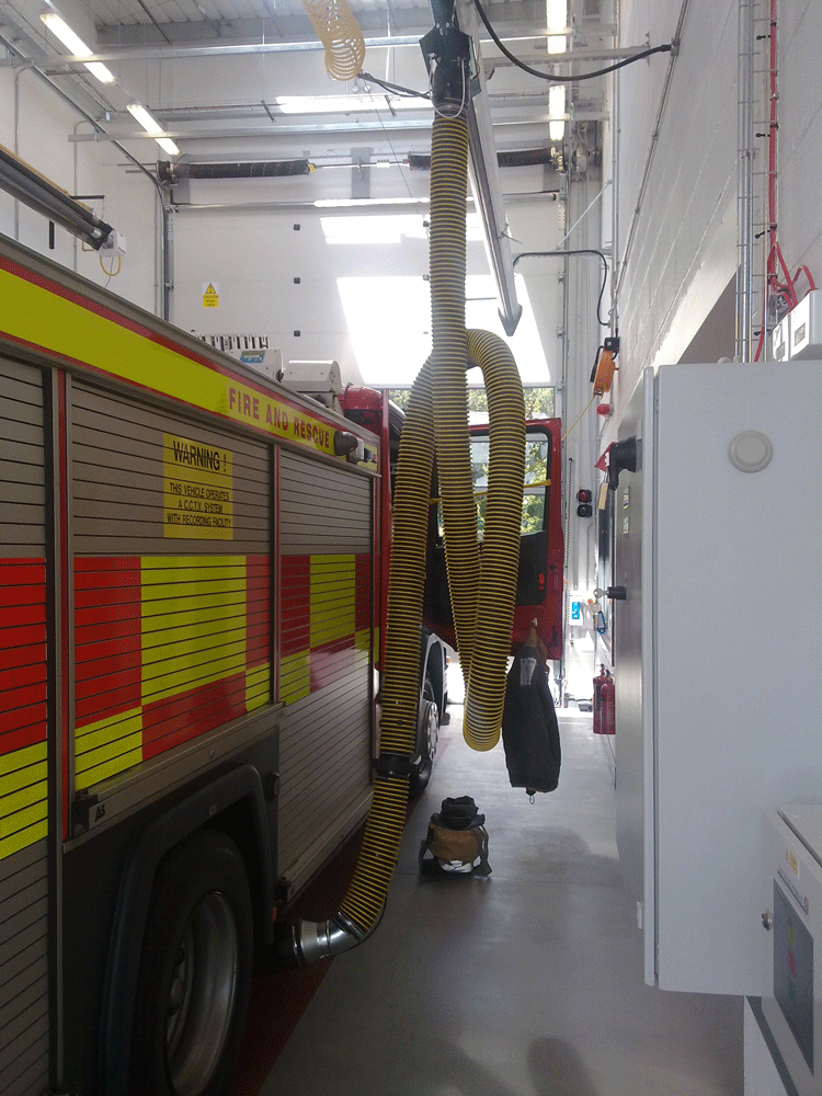 Emergency Vehicle Exhaust Fume: County Fire Service | The LEV Experts