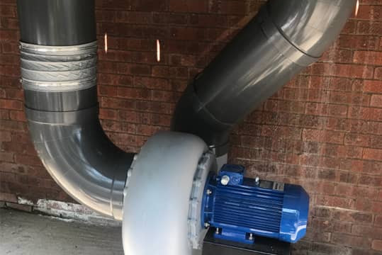 Fume Extraction Fans | Chemical Resistant Fans | Auto Extract Systems