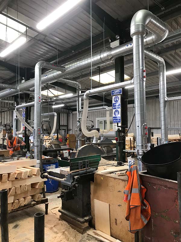 Small Workshop Dust Extraction Case Study | Auto Extract Systems